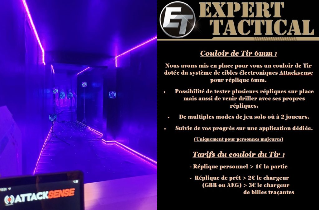 AttackSense : Système de cibles électronique pour Airsoft - Expert Tactical